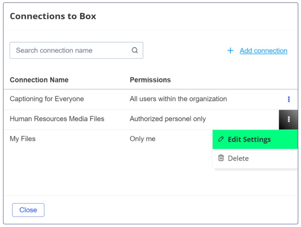 (Verbit) Integration with Box