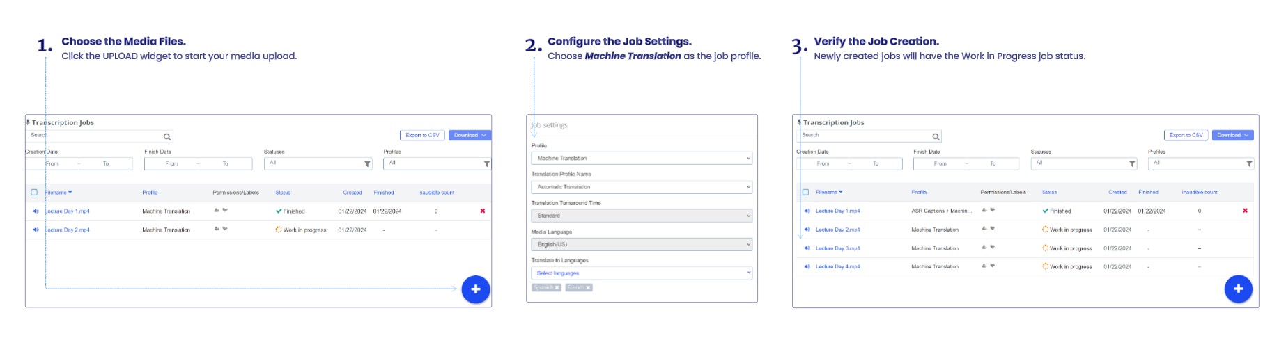 (Verbit) Machine Translation Services