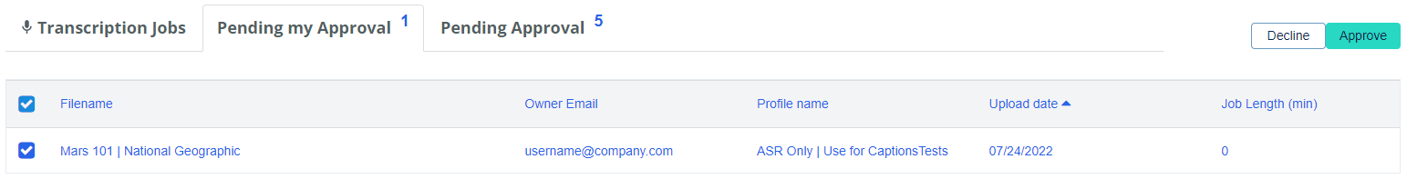 (Verbit) How To Setup Approver User Access