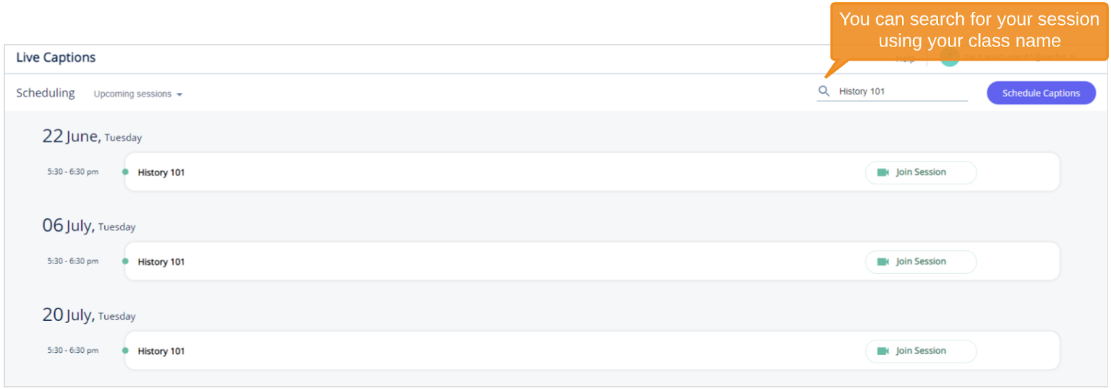 (Verbit) Student Access (Admin Version)