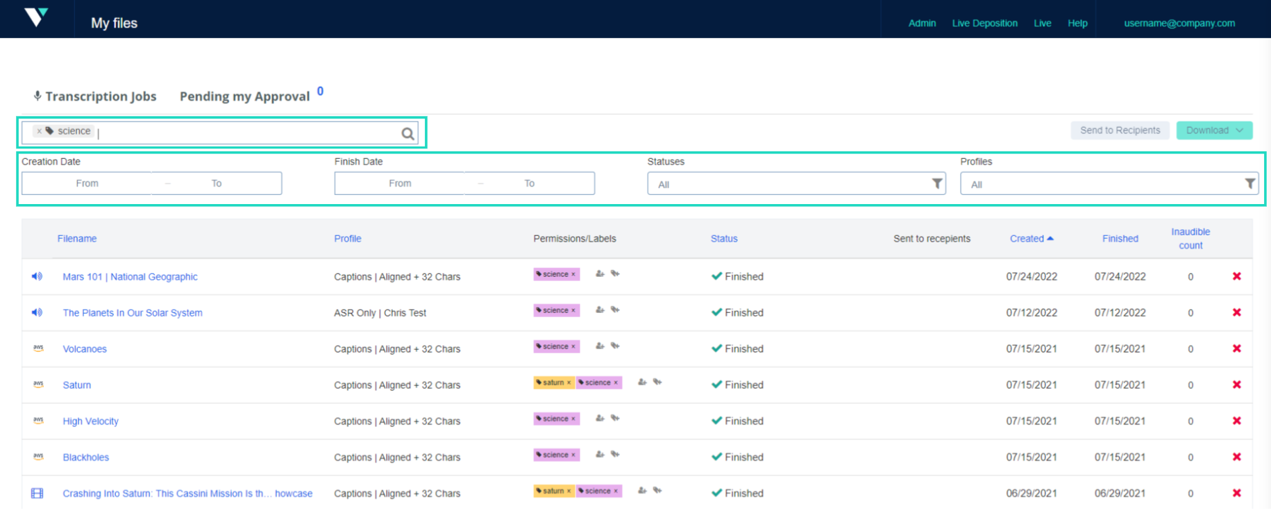 (Verbit) The Request Review Tool