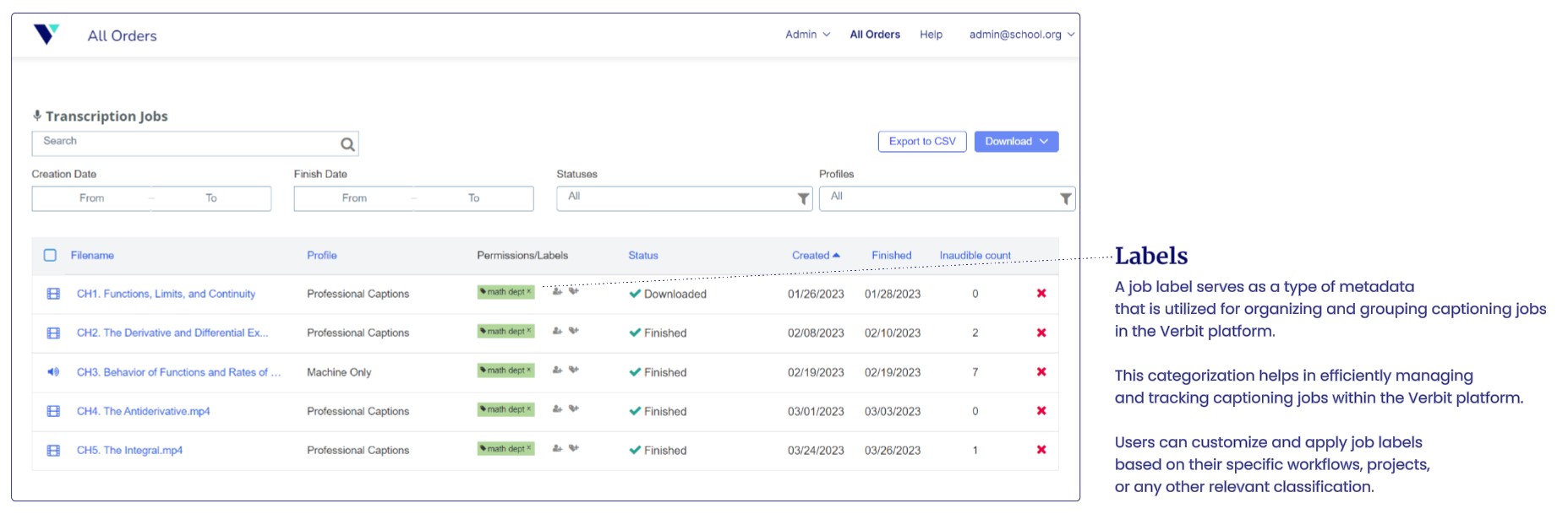 (Verbit) Integration with Box
