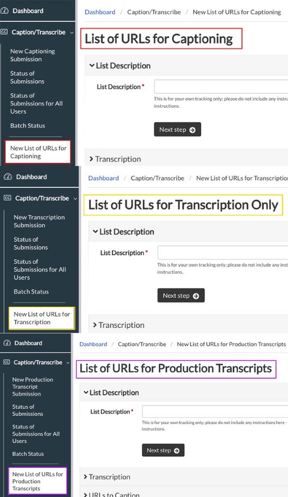 (AST) Using List of URLs