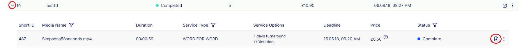 (Verbit Go) How do I download my transcripts?