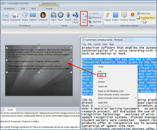 (AST) Adding Captions to Articulate Storyline