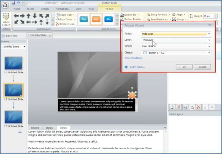 (AST) Adding Captions to Articulate Storyline