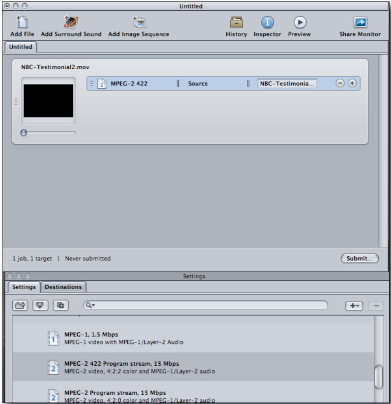 (AST) Closed Captioning for Broadcast using Apple Compressor
