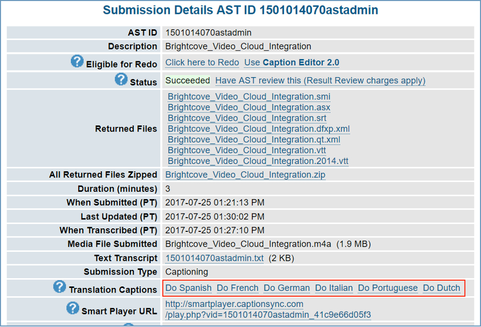 (AST) Using CaptionSync's Caption Translation Feature