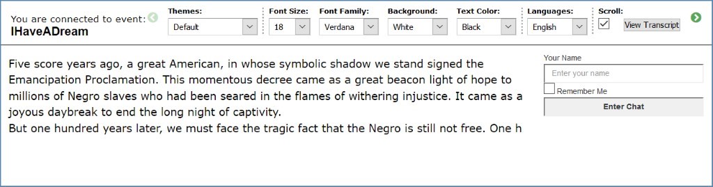 (AST) Live Captioning with StreamText - summary