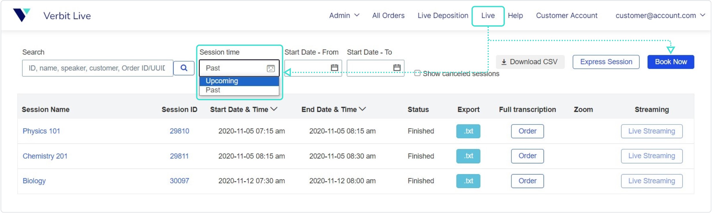 (Verbit) Introduction to Verbit Customer User Interface
