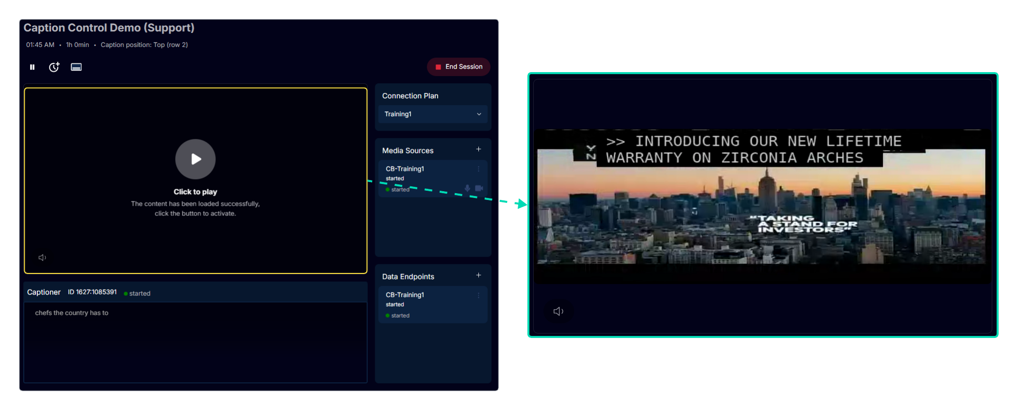 (Verbit) Caption Control