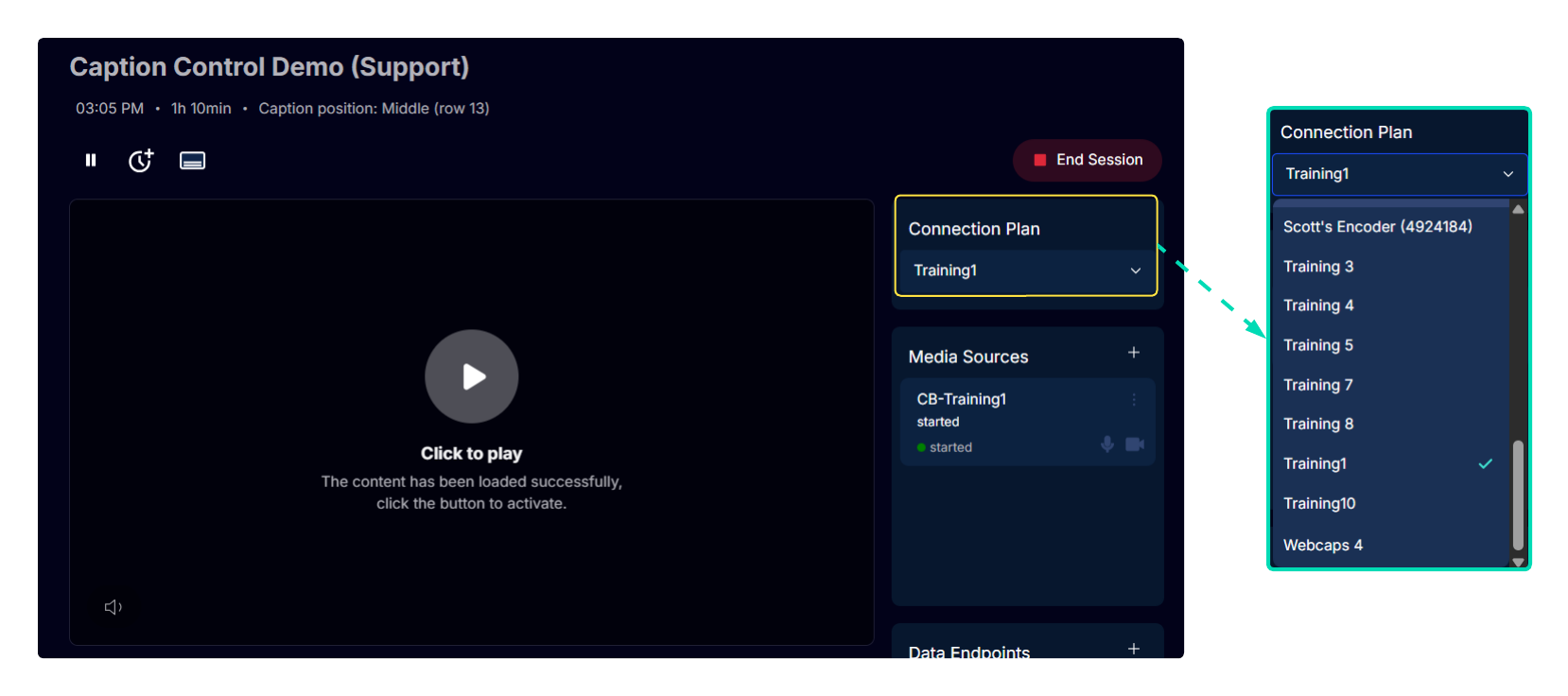 (Verbit) Caption Control