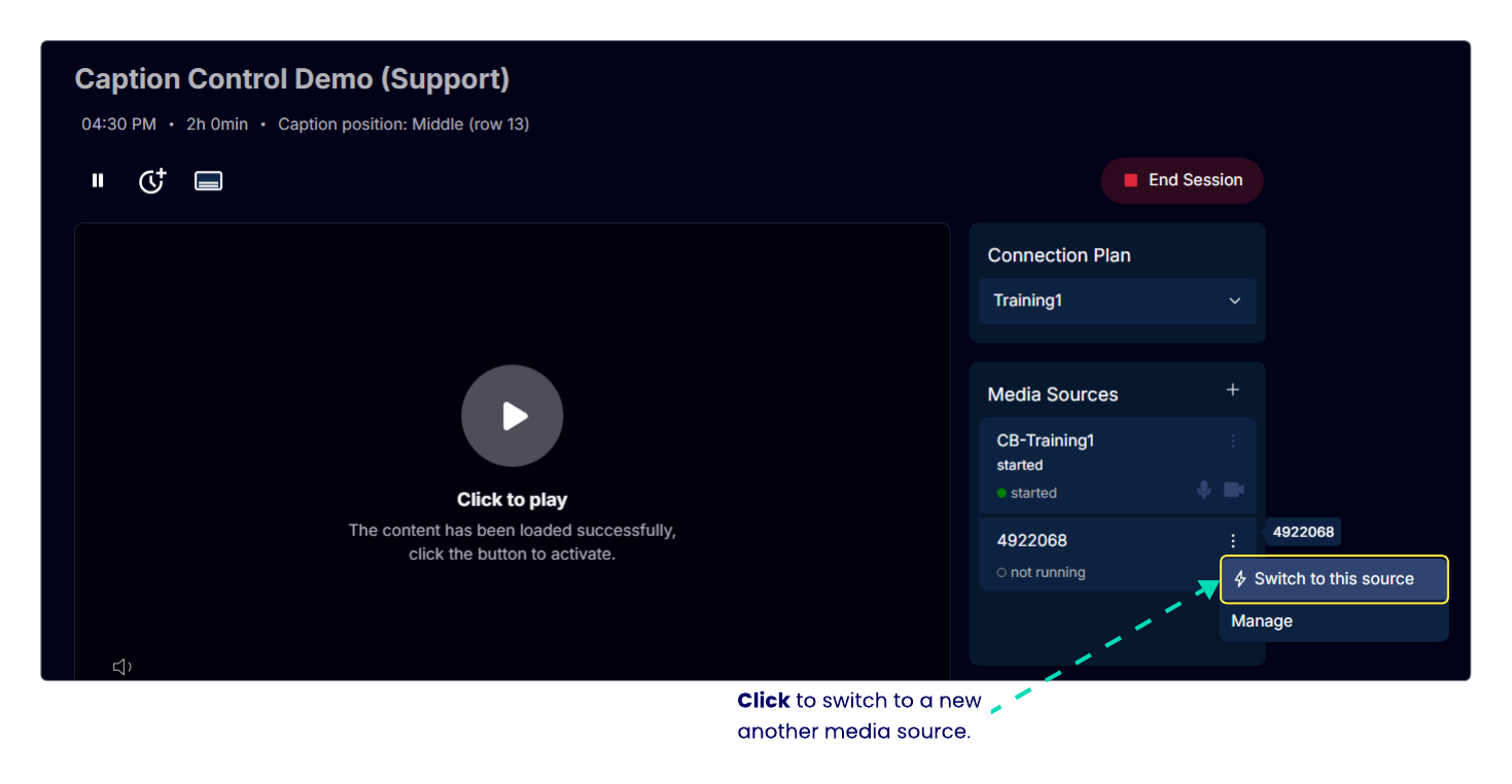 (Verbit) Caption Control