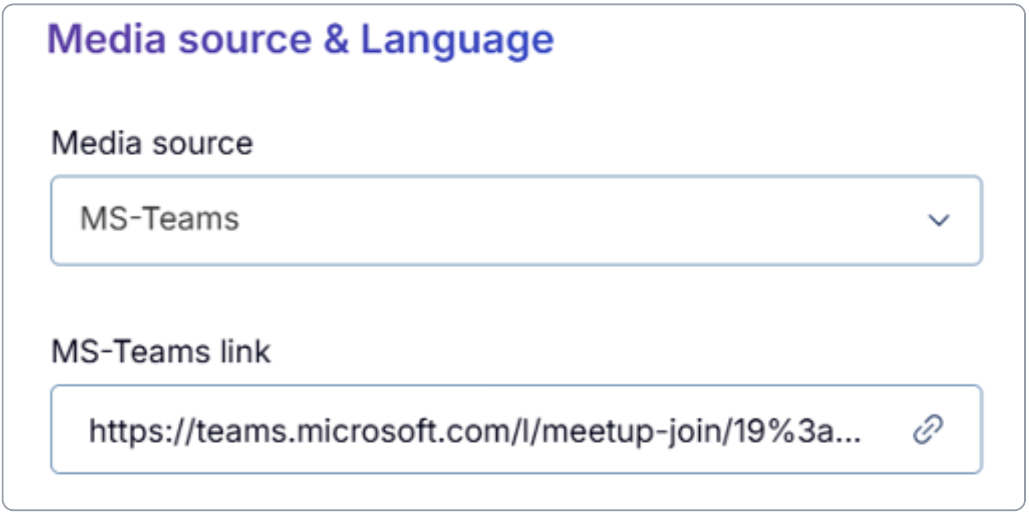 (Verbit) Microsoft Teams Live Captioning