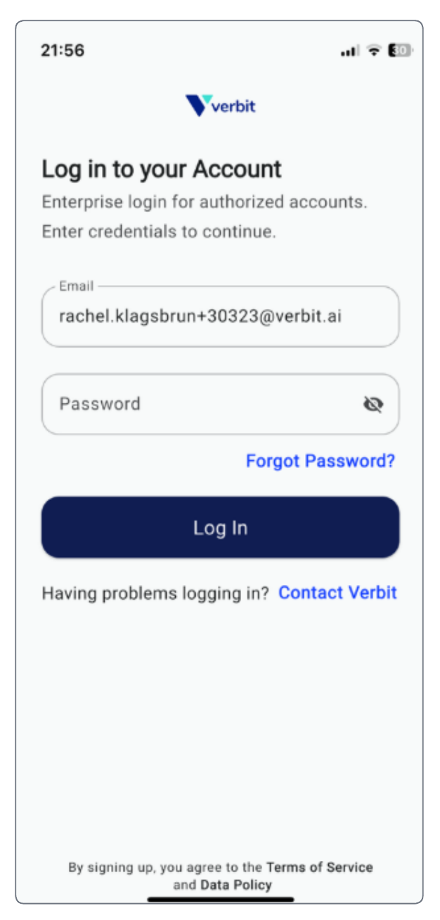 (Verbit) Verbit Mobile App