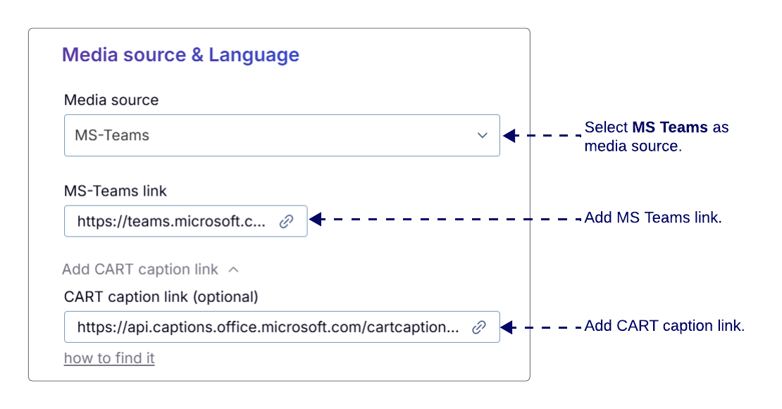 (Verbit) Microsoft Teams Live Captioning
