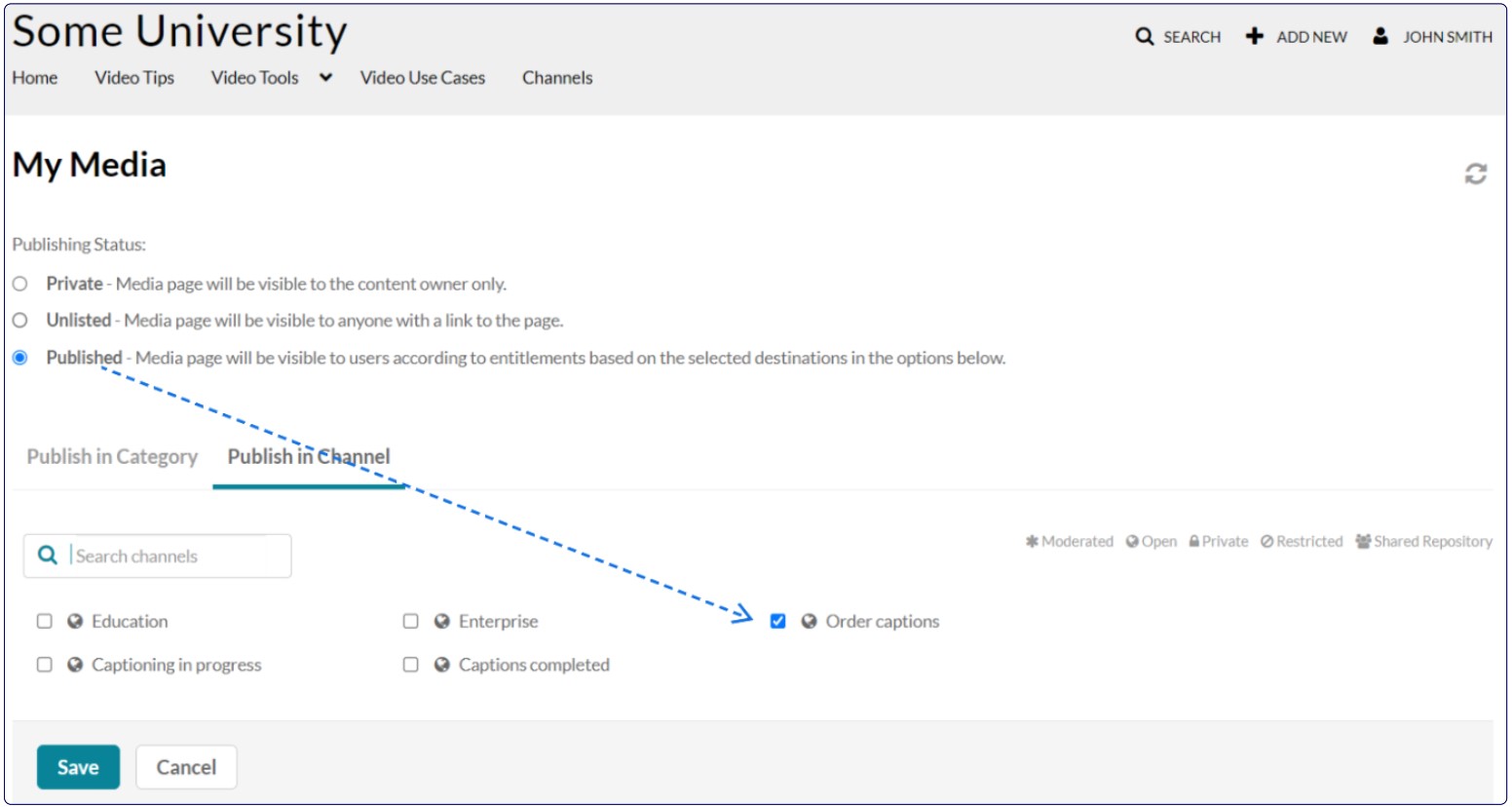 (Verbit) Integration with Kaltura MediaSpace (KMS/KAF)
